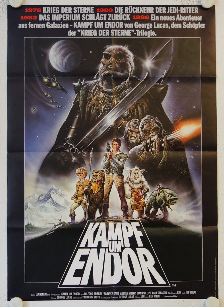 Ewoks: The Battle for Endor original release german movie poster
