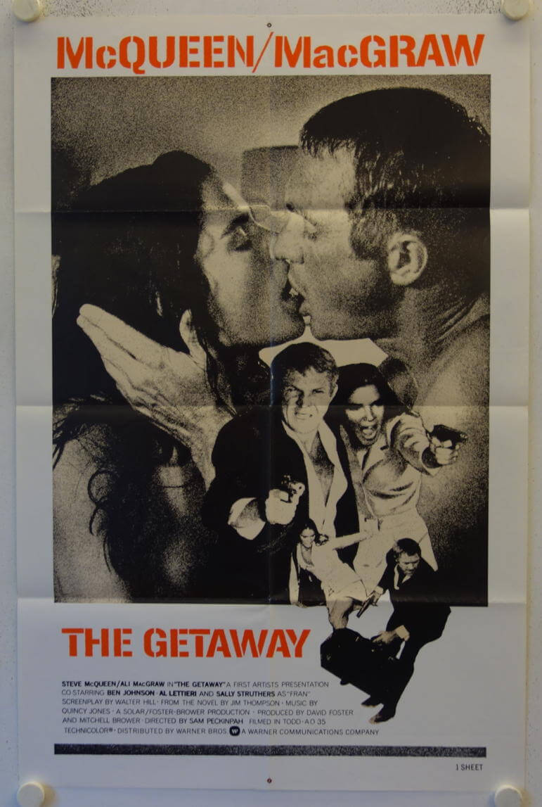 The Getaway original release US Onesheet movie poster