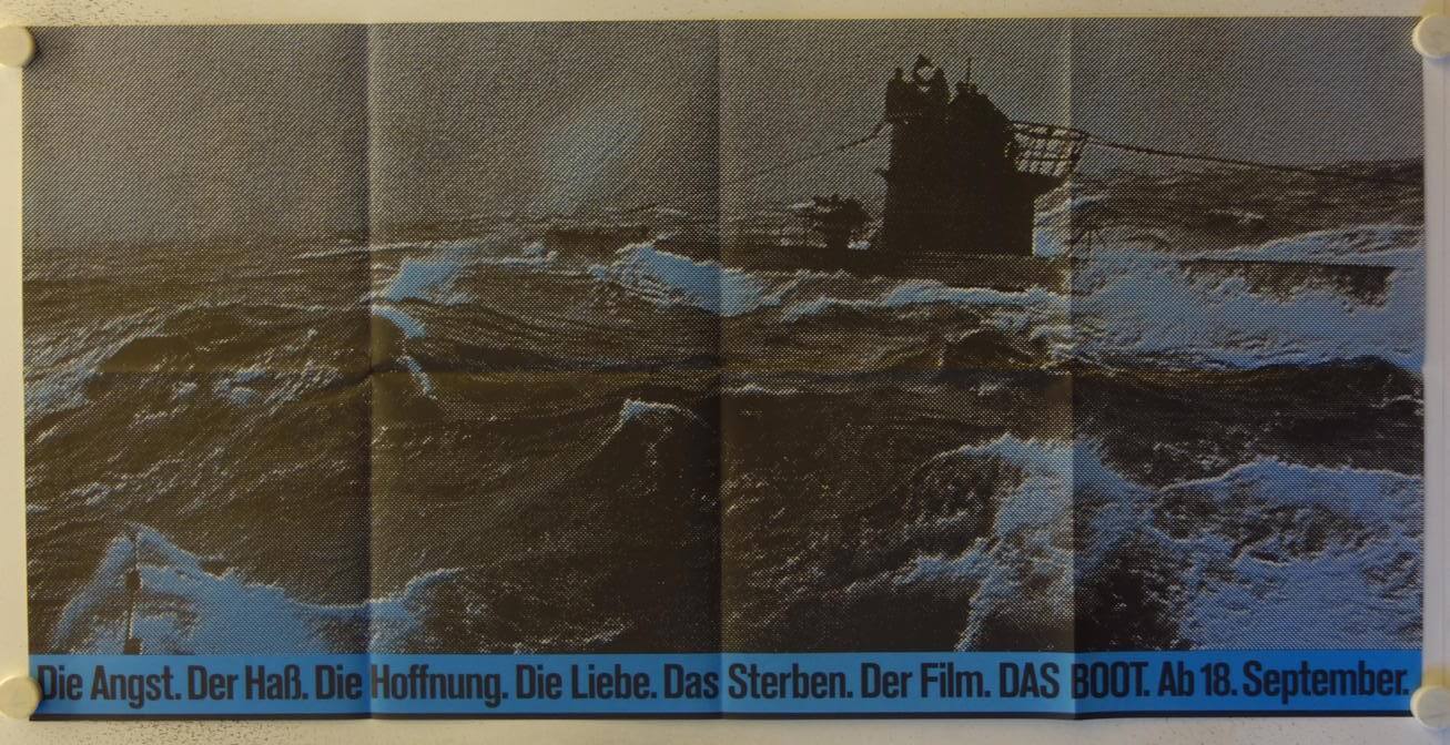 Das Boot original release german teaser advance movie poster set
