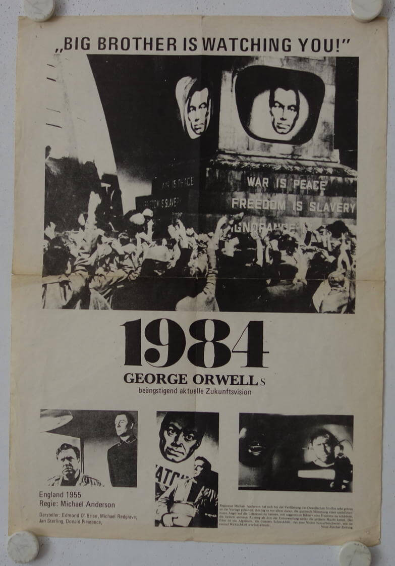 1984 re-release german movie poster