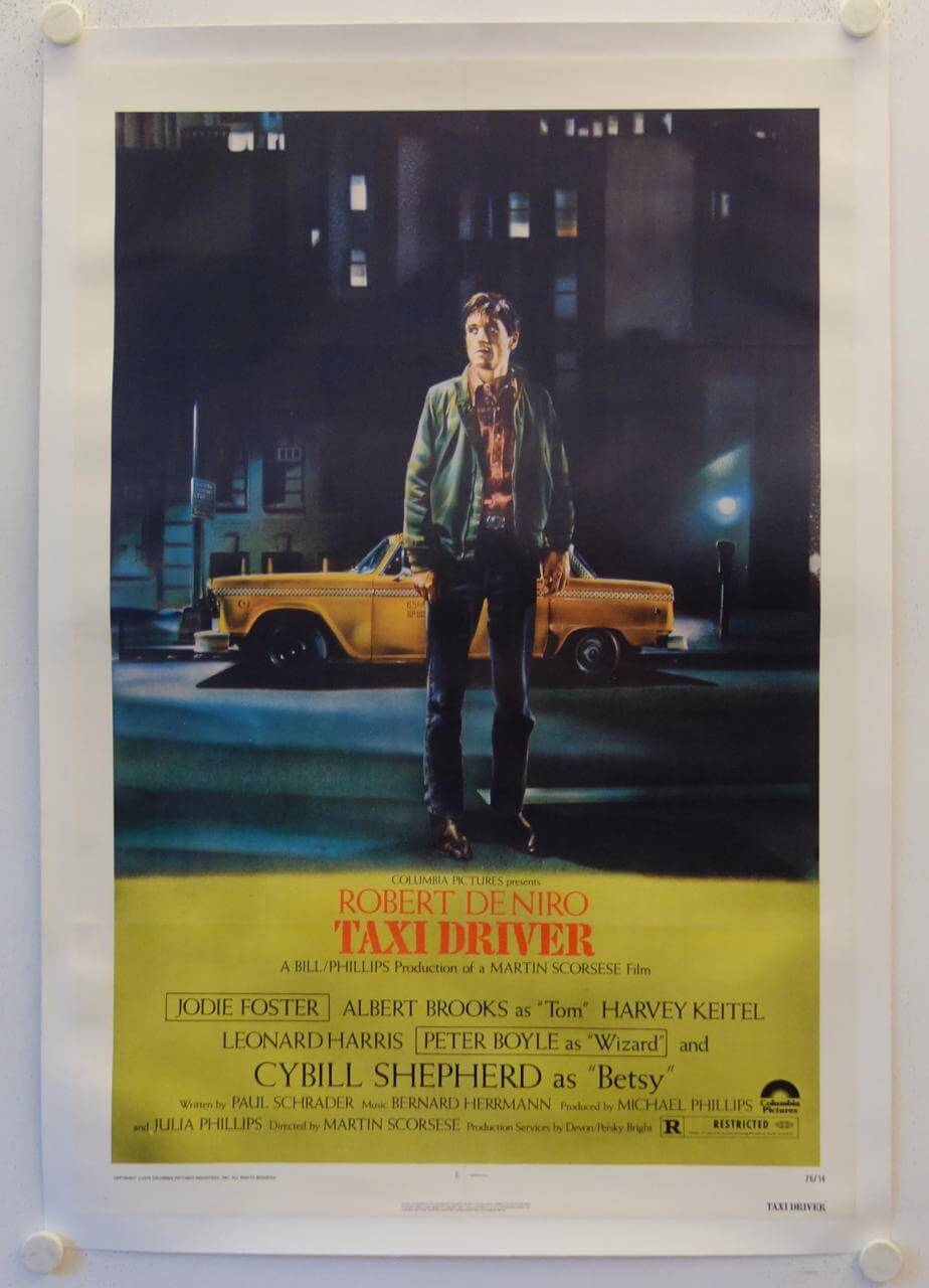 Taxi Driver original release US Onesheet movie poster