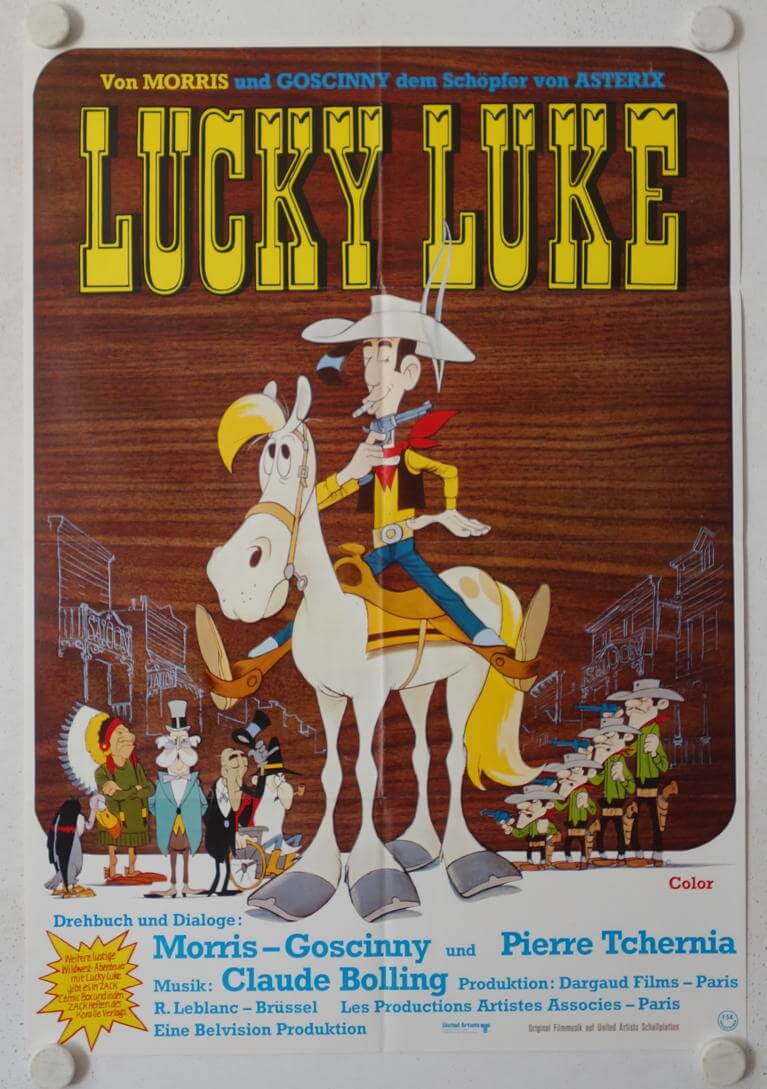 Lucky Luke - Daisy Town original release german movie poster