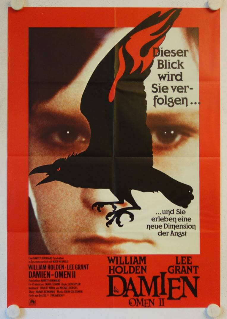 Damien Omen II original release german movie poster