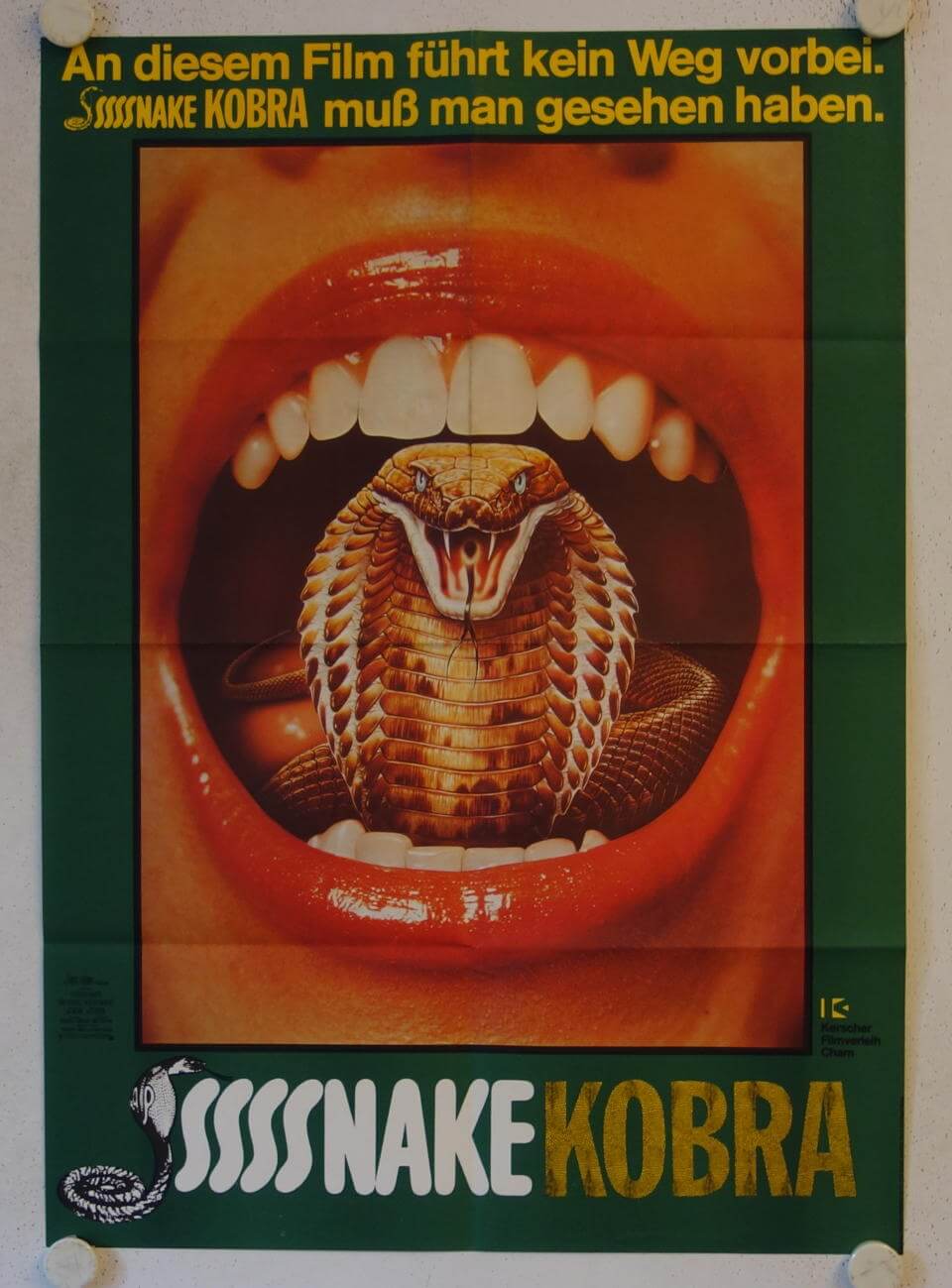 Sssssss original release german movie poster