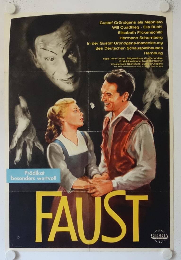 Faust original release german movie poster