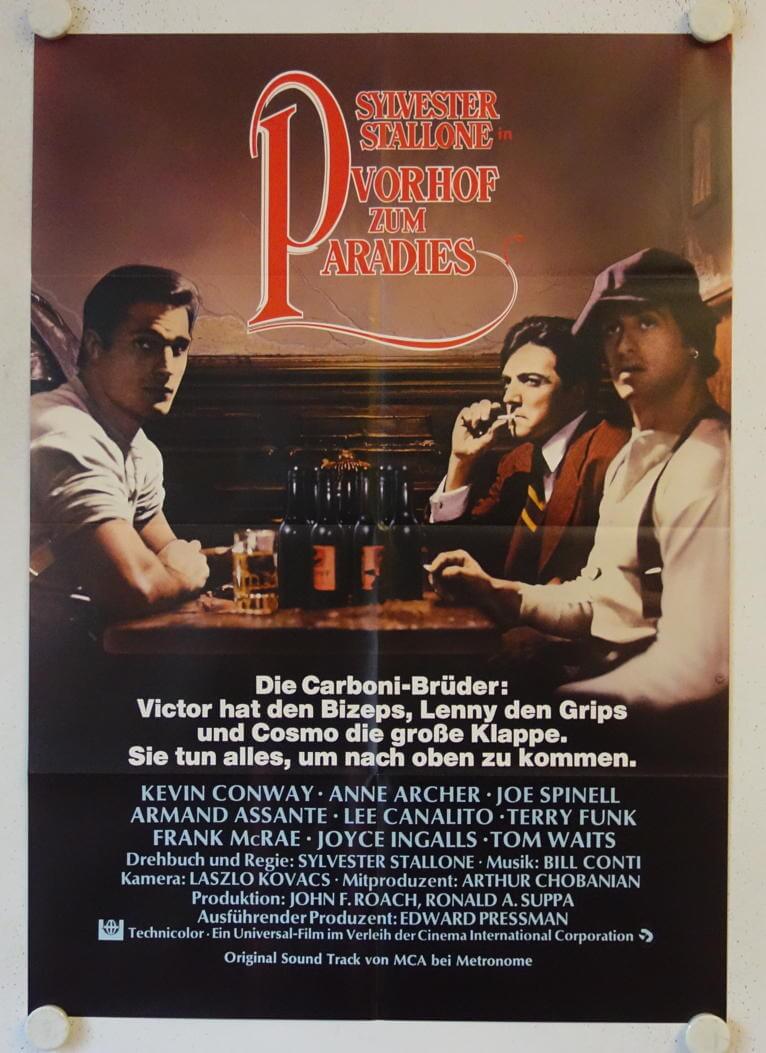 Paradise Alley original release german movie poster