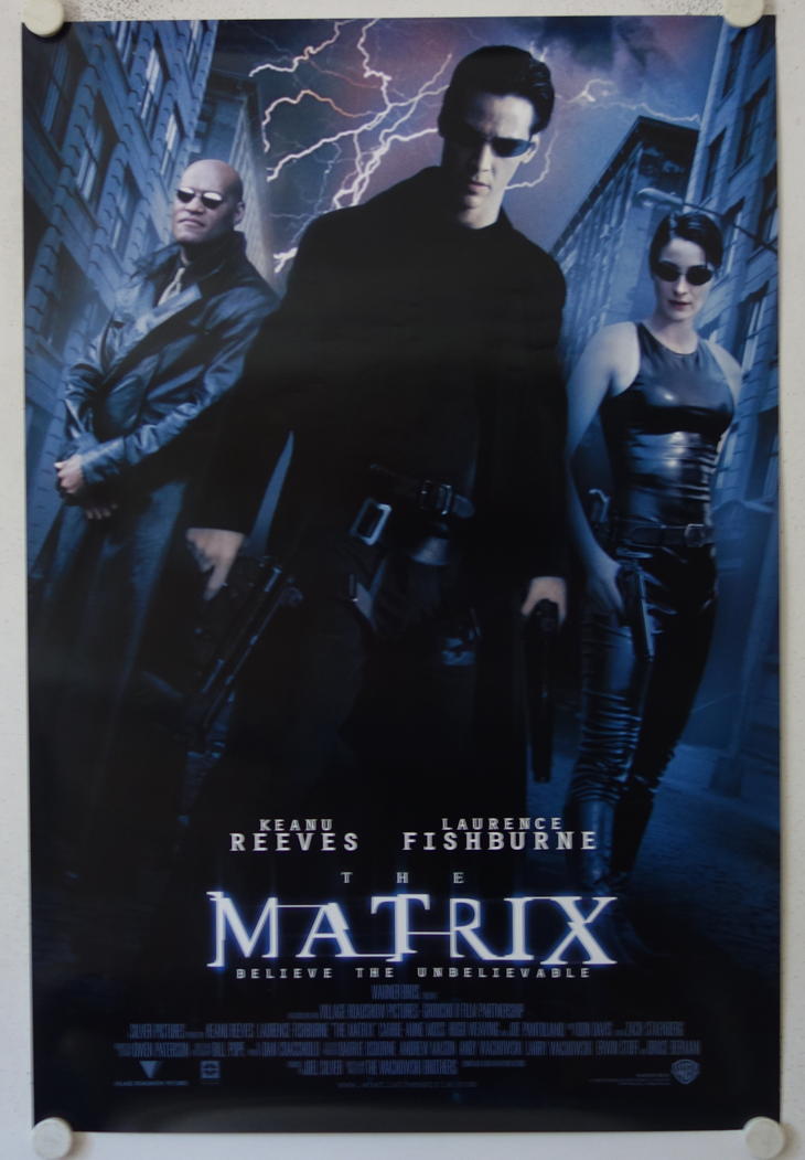 The Matrix original release US Intl Onesheet movie poster