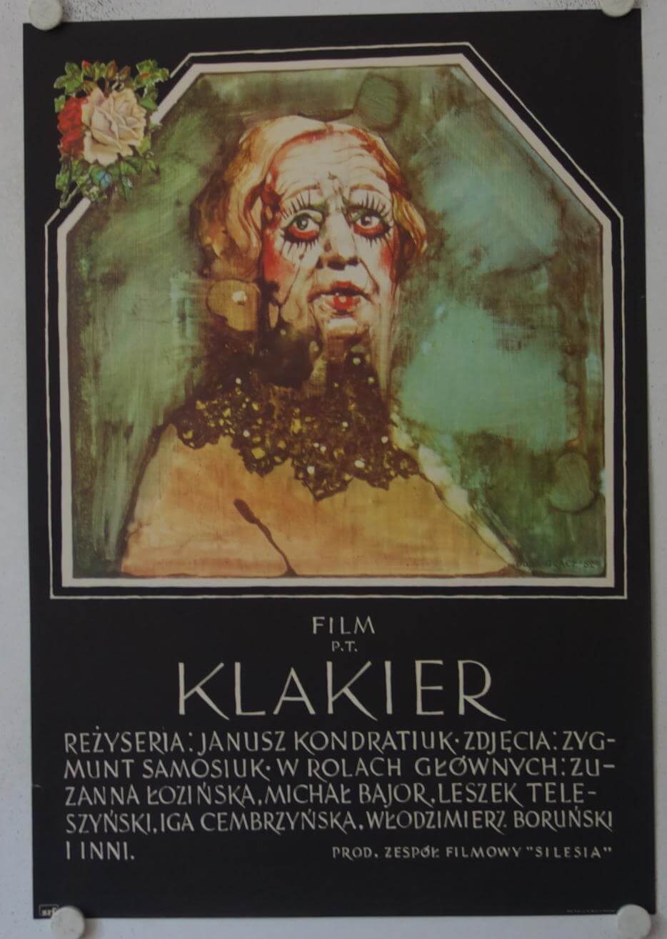Claqueur original release polish movie poster