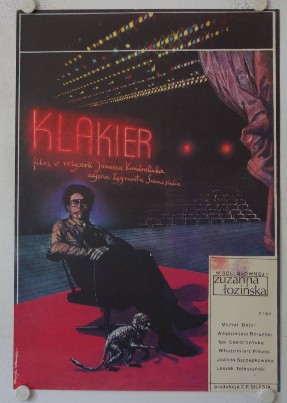 Claqueur original release polish movie poster