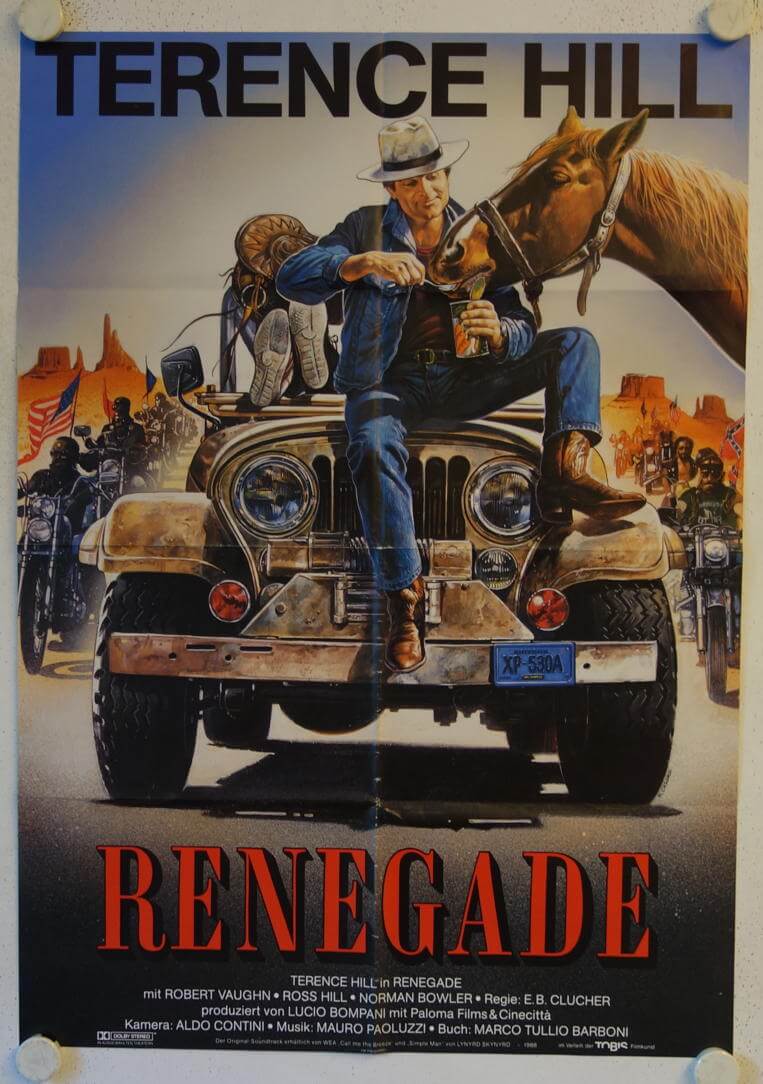 Renegade original release german movie poster