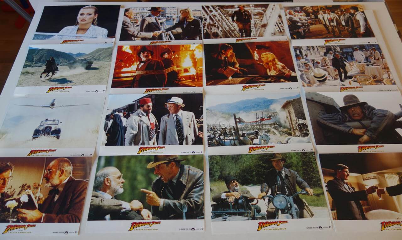 Indiana Jones and the Last Crusade original release german lobby still set
