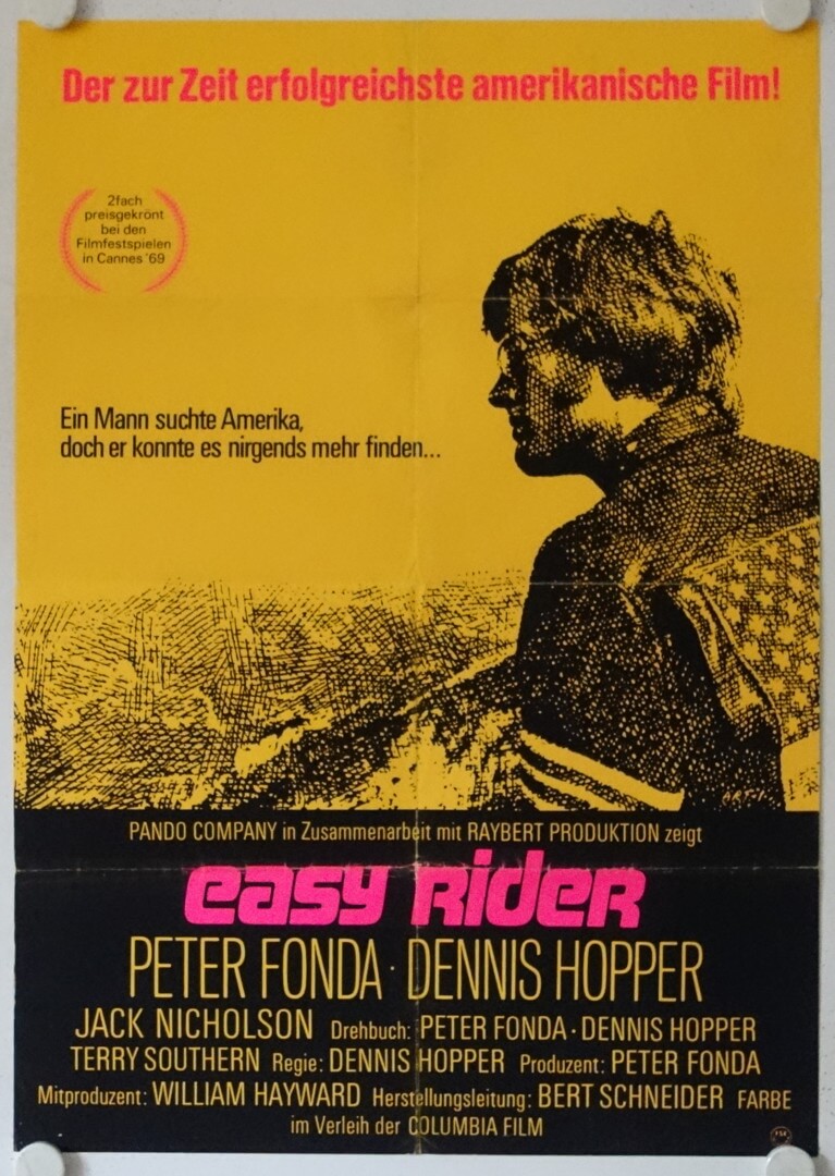 Easy Rider original release german movie poster