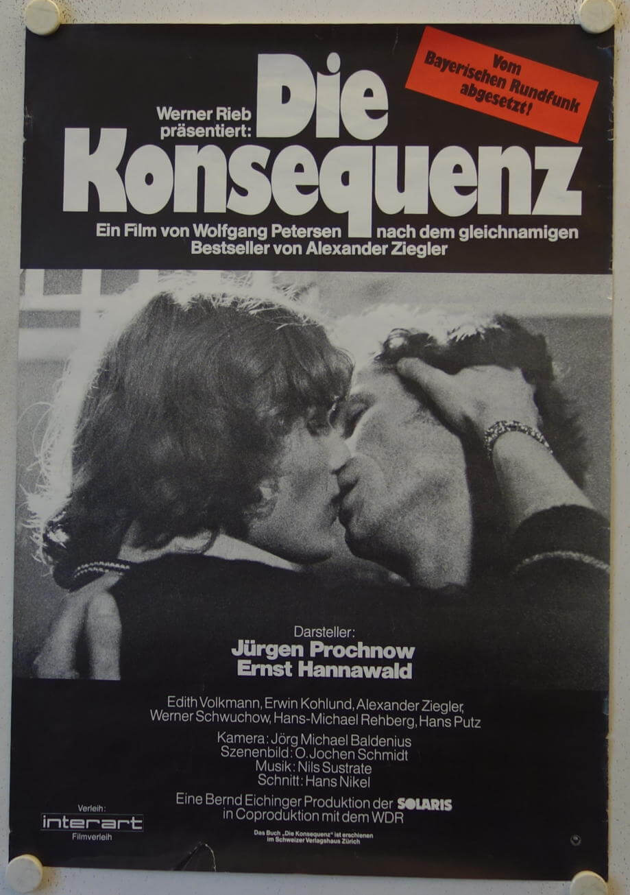 Die Konsequenz originales deutsches Filmplakat