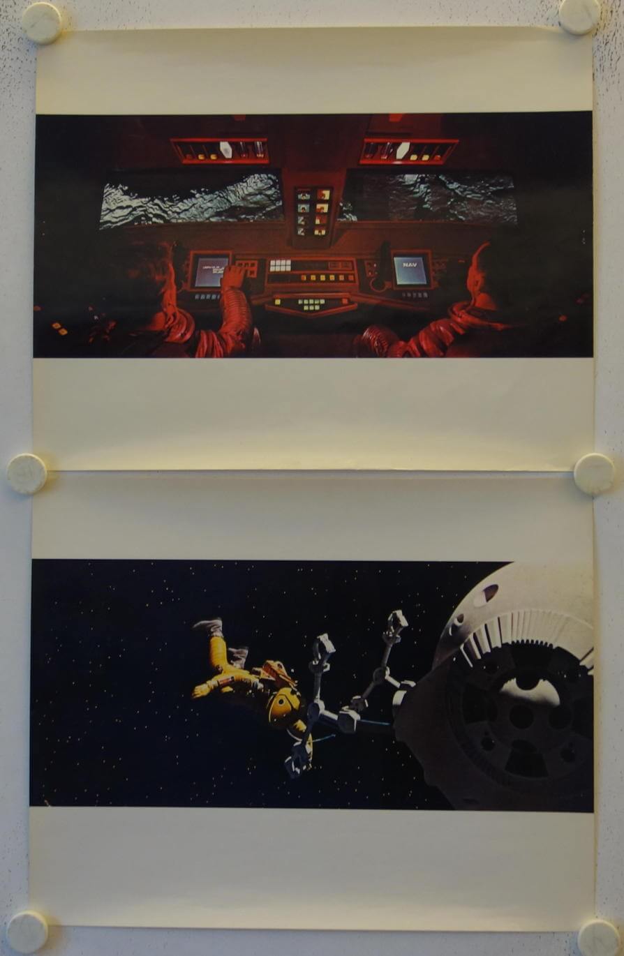 2001 - A Space Odyssey original release italian movie poster set