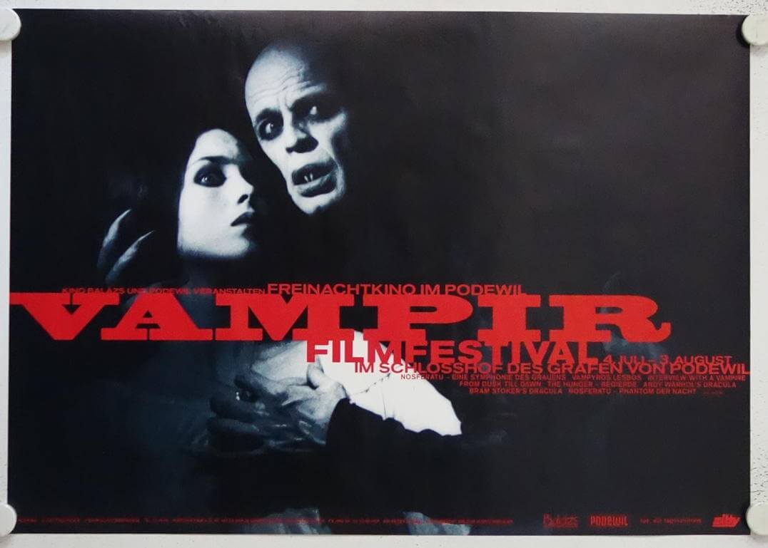 Vampire Film Festival Podewil original release german movie poster