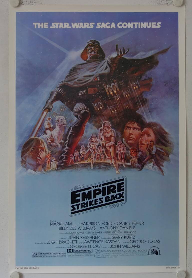 Das Imperium schlägt zurück originales US Onesheet Filmplakat
