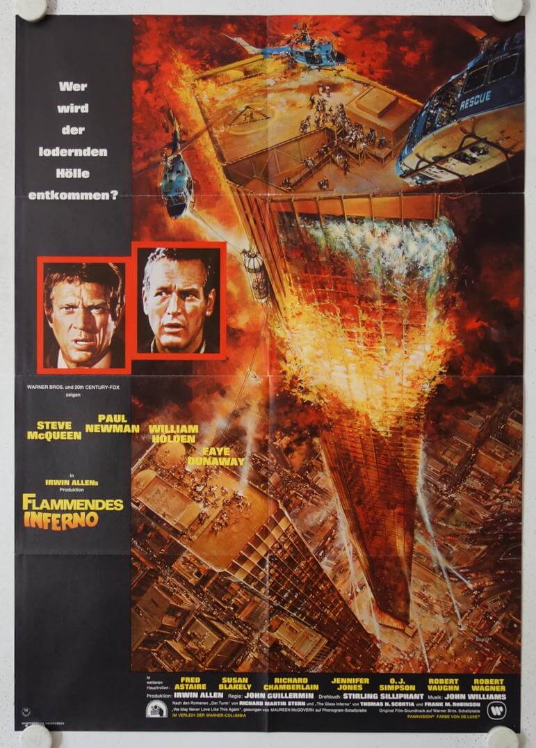 The Towering Inferno original release german movie poster