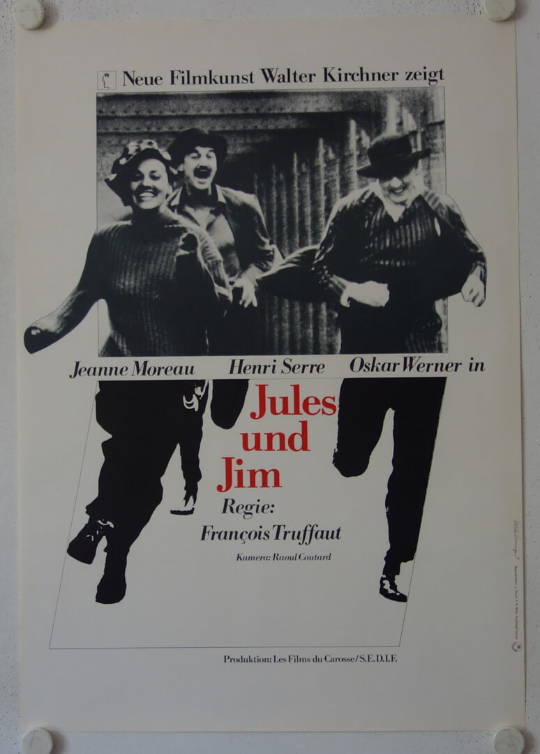 Jules and Jim re-release german movie poster