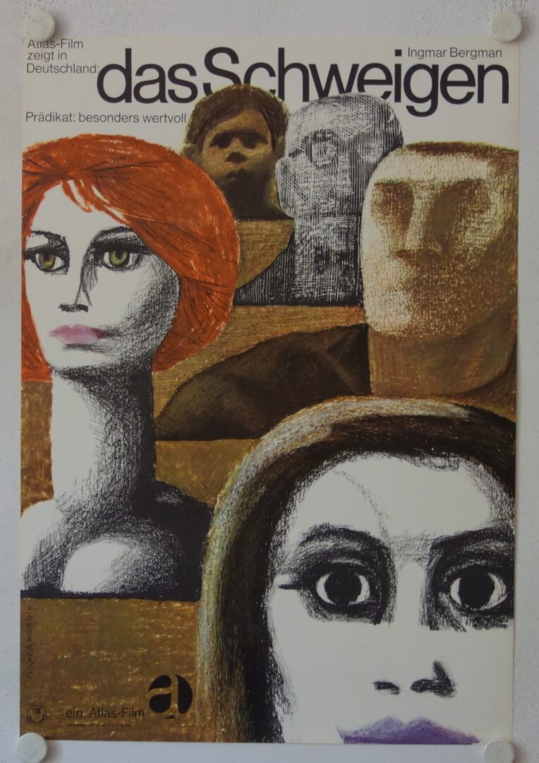 Das Schweigen originales deutsches Filmplakat