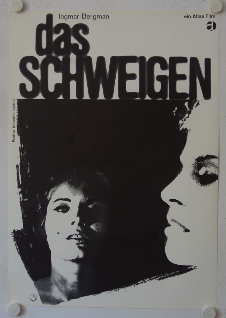 Das Schweigen originales deutsches Filmplakat