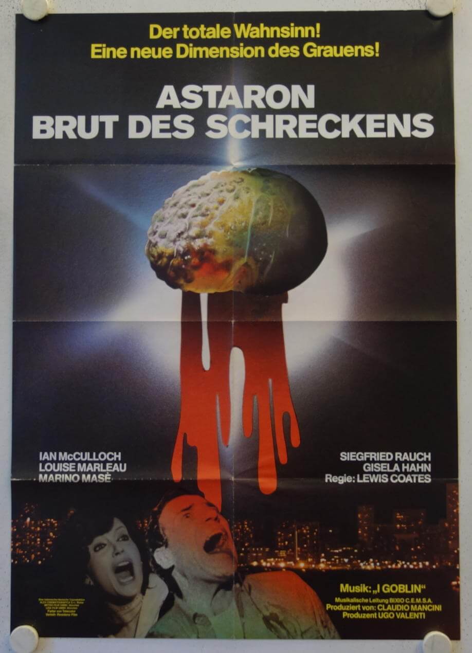 Contamination original release german movie poster