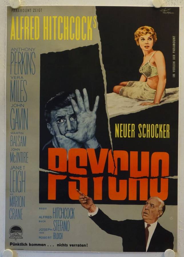 Psycho Original Movie Poster