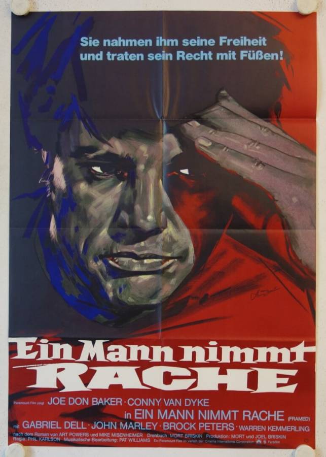 Ein Mann nimmt Rache originales deutsches Filmplakat