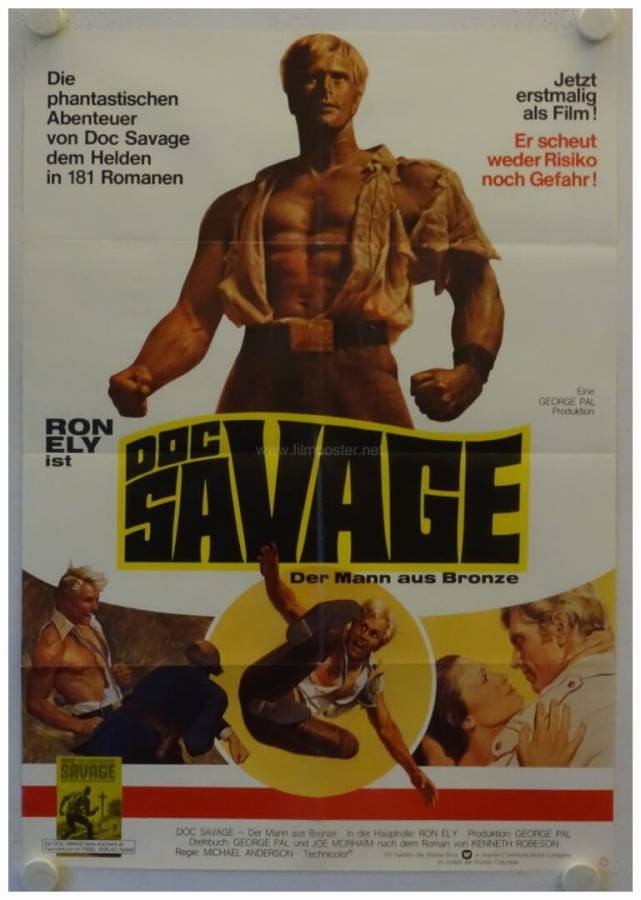Doc Savage The Man of Bronze original release german movie poster